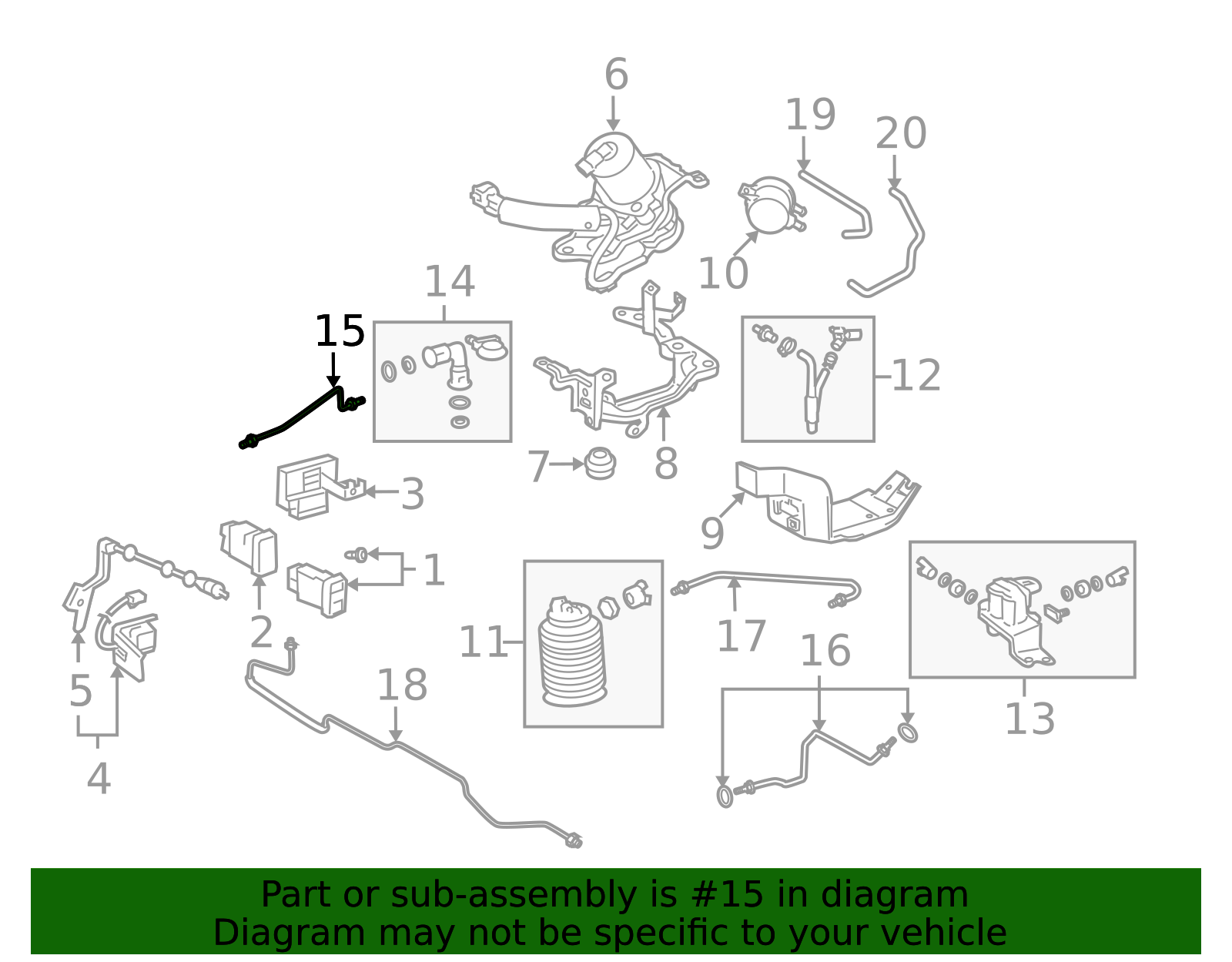 Toyota Parts Air Suspension Compressor Line 48986-34010 | Toyota Parts ...