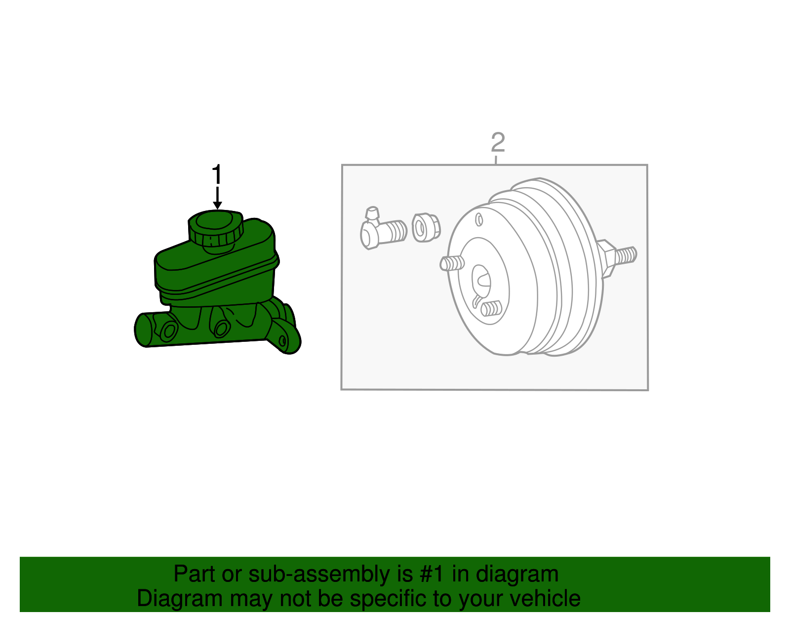 2001-2006 Ford Ranger Master Cylinder 6L5Z-2140-AA | OEM Parts Online