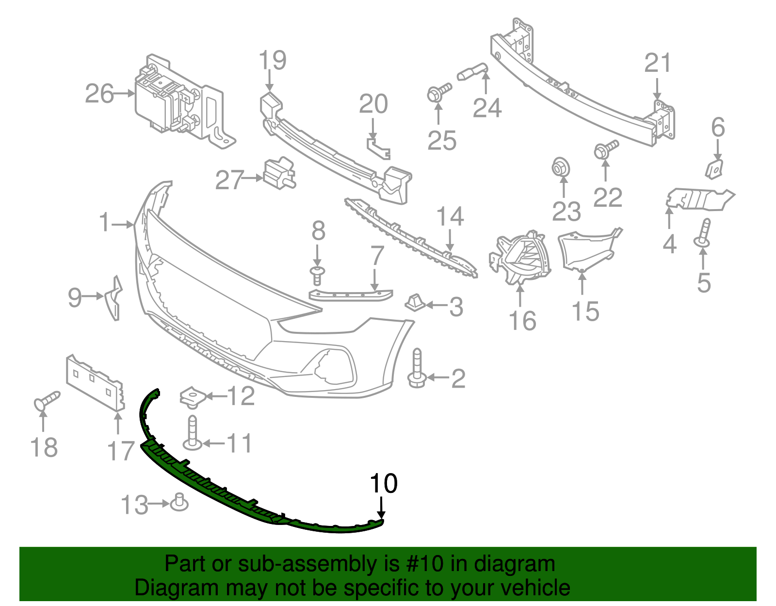 Front Valance Panel - OEM Aerodynamics & Style | AutoNation Parts