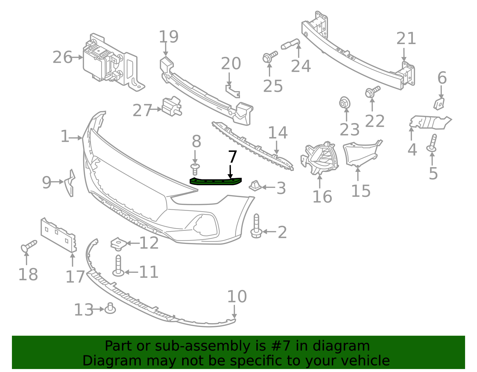 2018-2020 Hyundai Elantra GT Front Bracket 86553-G3000 | MotorMotor