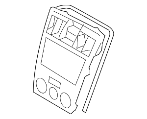 2003-2004 Hyundai Tiburon Center Panel 84741-2C050-OF | OEM Hyundai Parts