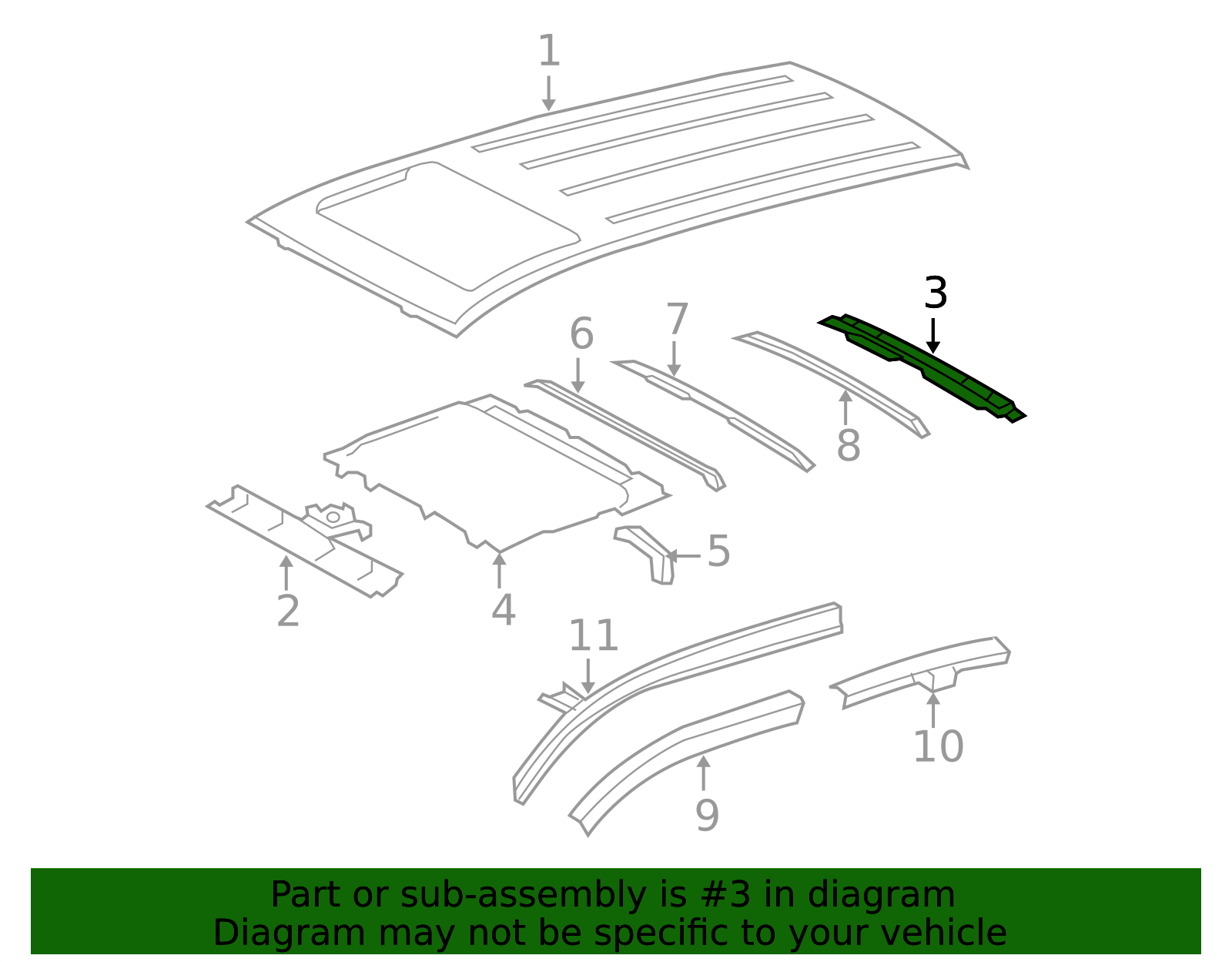 2006-2012 Toyota RAV4 Rear Header 63105-0R010 | MotorMotor