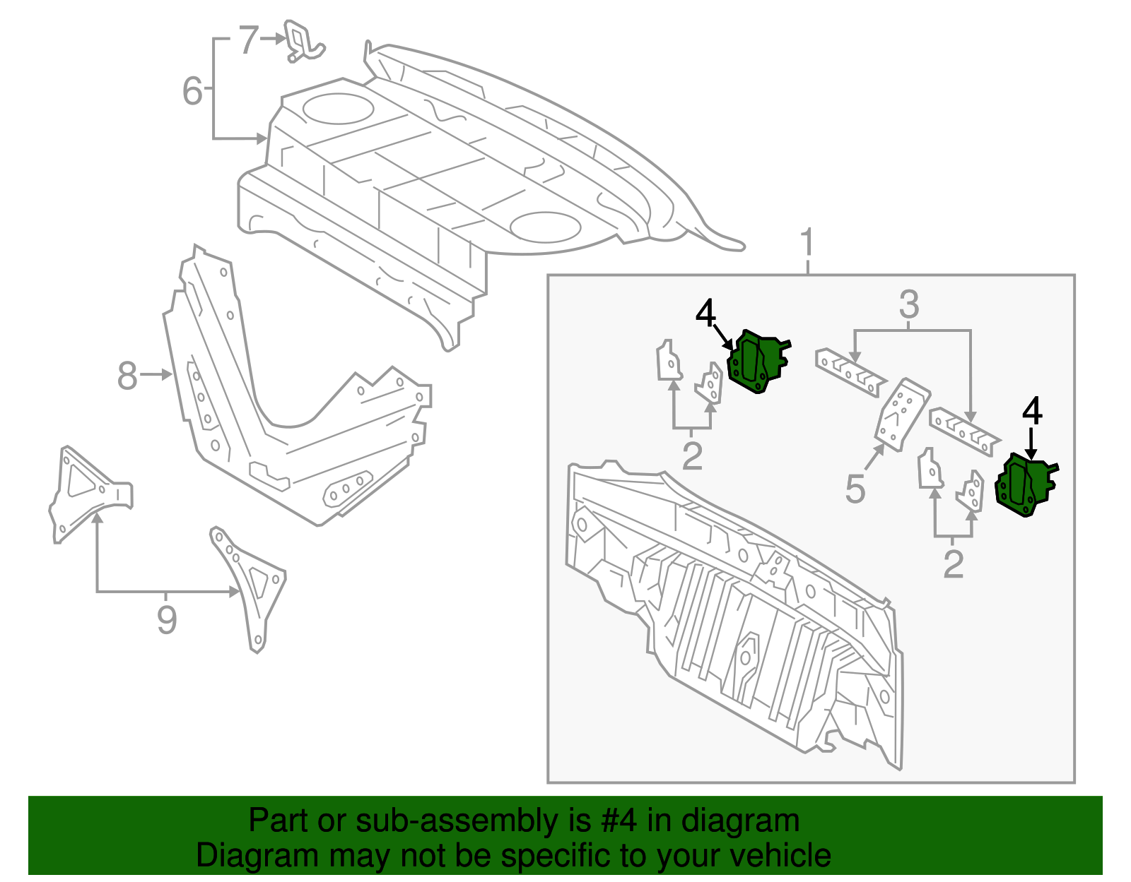 2013-2018 Toyota Avalon 2013-2018 Toyota Avalon - Bumper Bracket 58303 ...