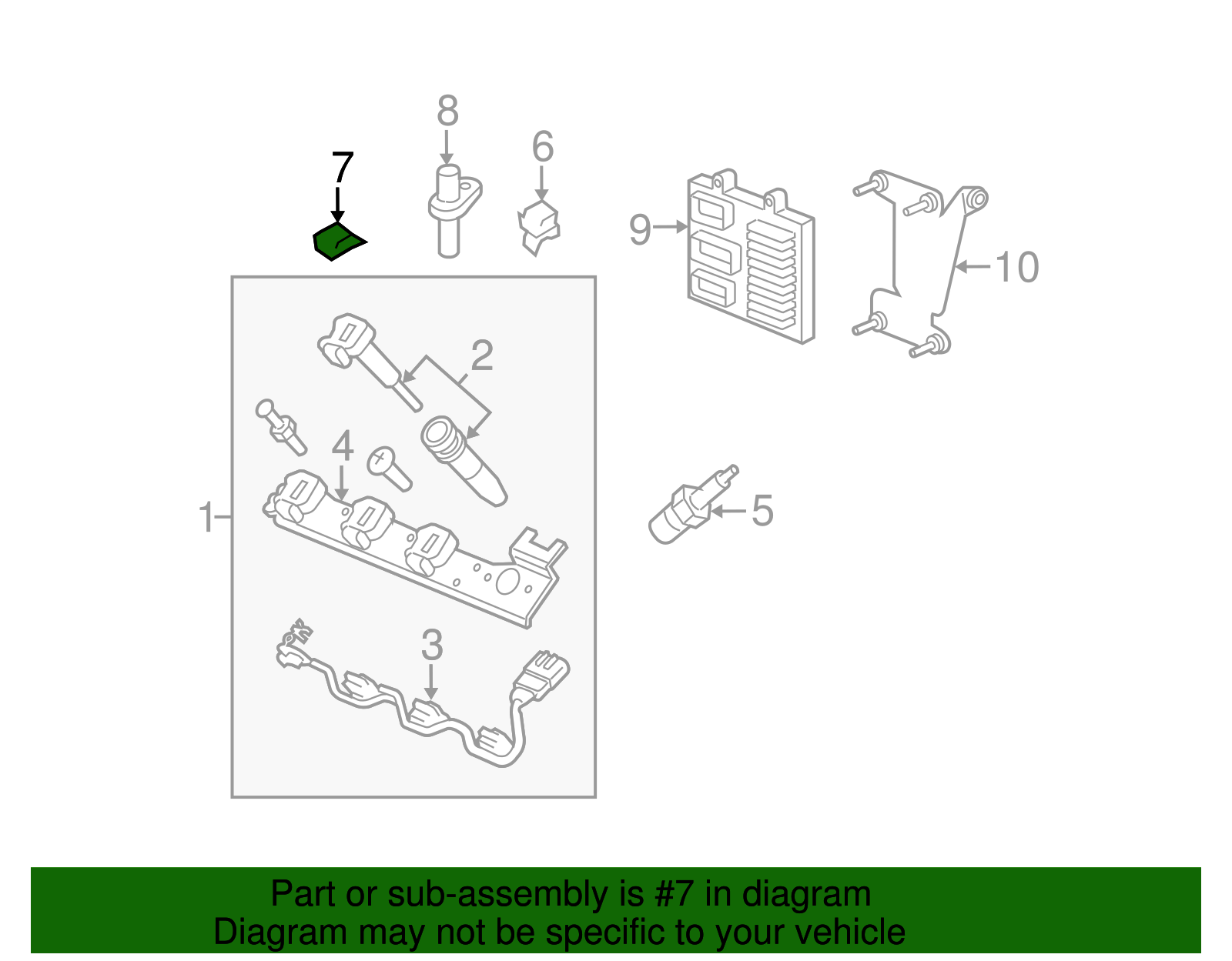 2006-2010 Cadillac Engine Camshaft Position Sensor 12593995 | Capital ...