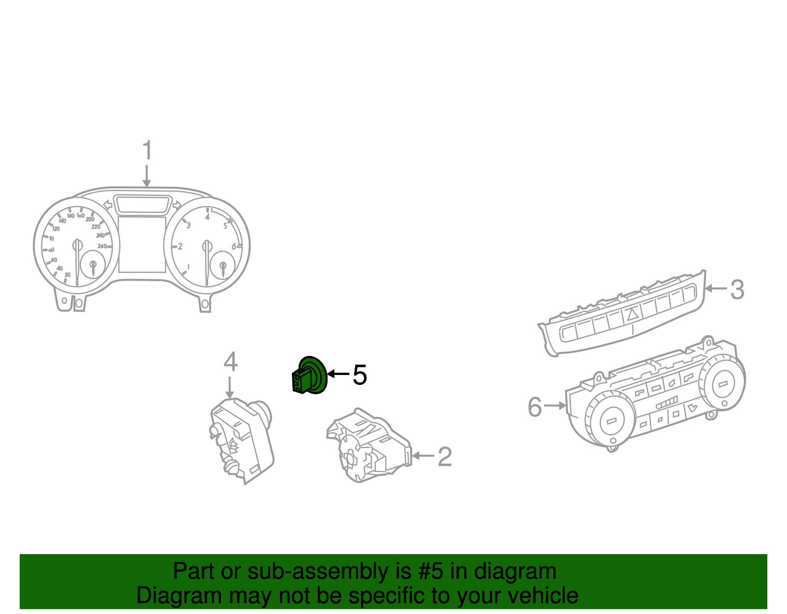 2010-2021 Mercedes-Benz Start Button 221-545-08-14 | Mercedes-Benz ...
