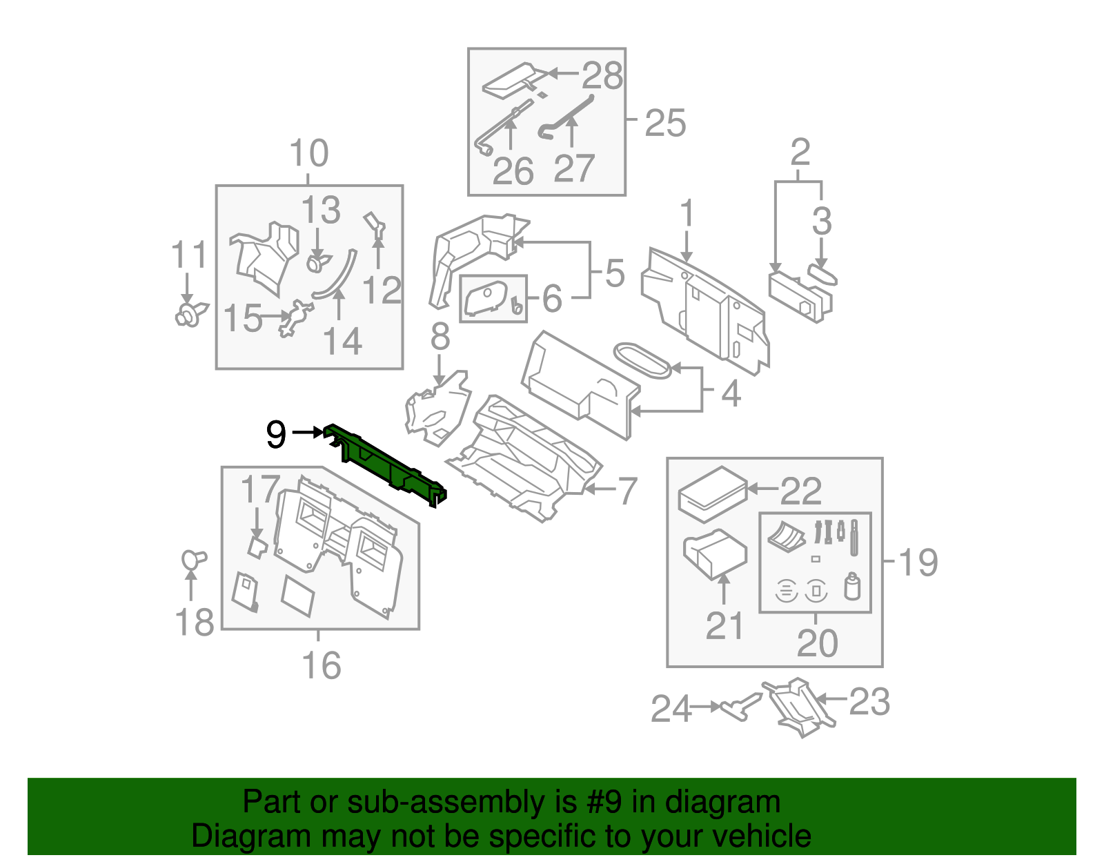 NE52-68-3T0B-02 - 2007-2015 Mazda MX-5 Miata - Front Panel | Mazda Part ...