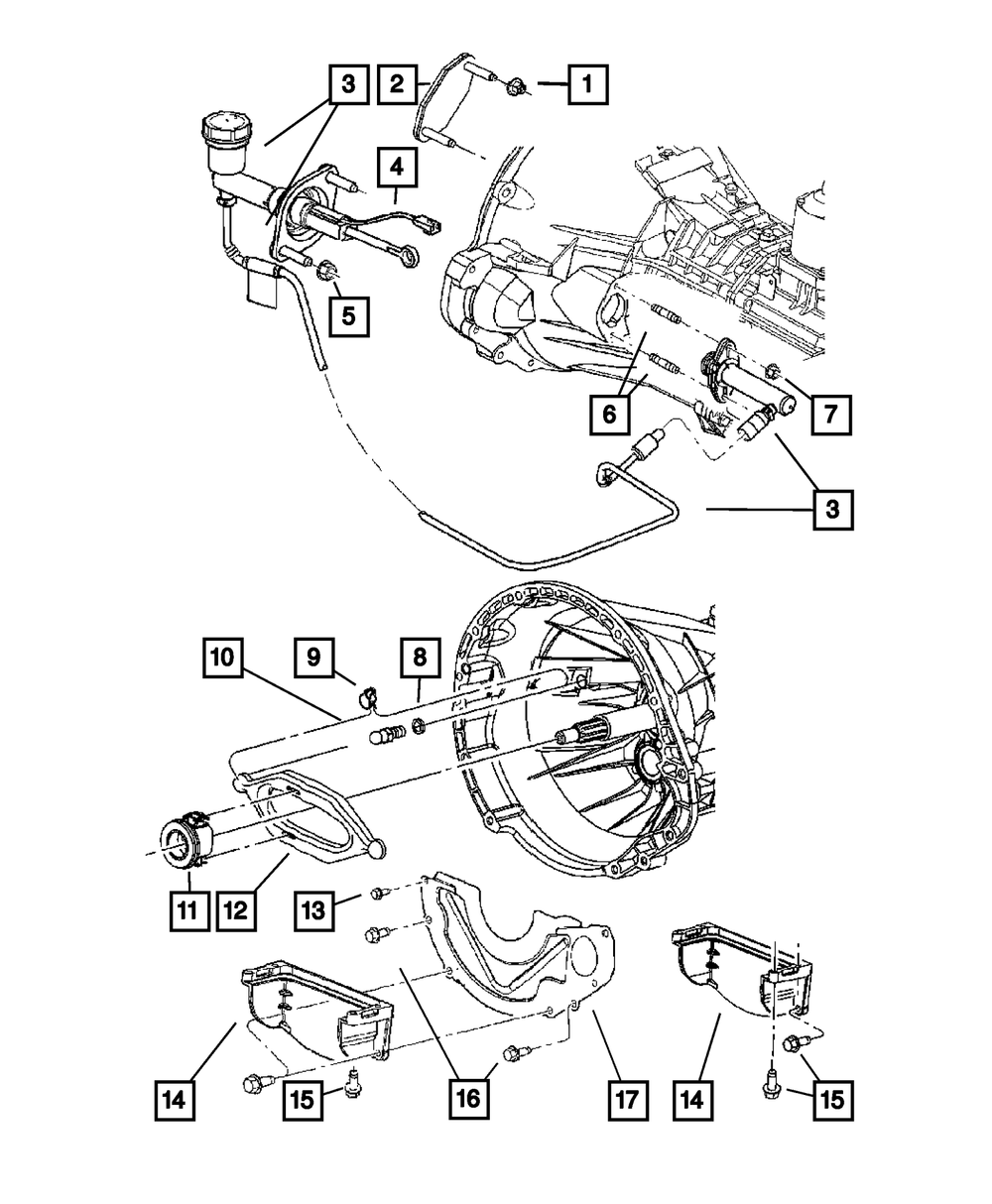 53008342 - Clutch Release Bearing 2001-2018 Mopar | The Official Mopar ...