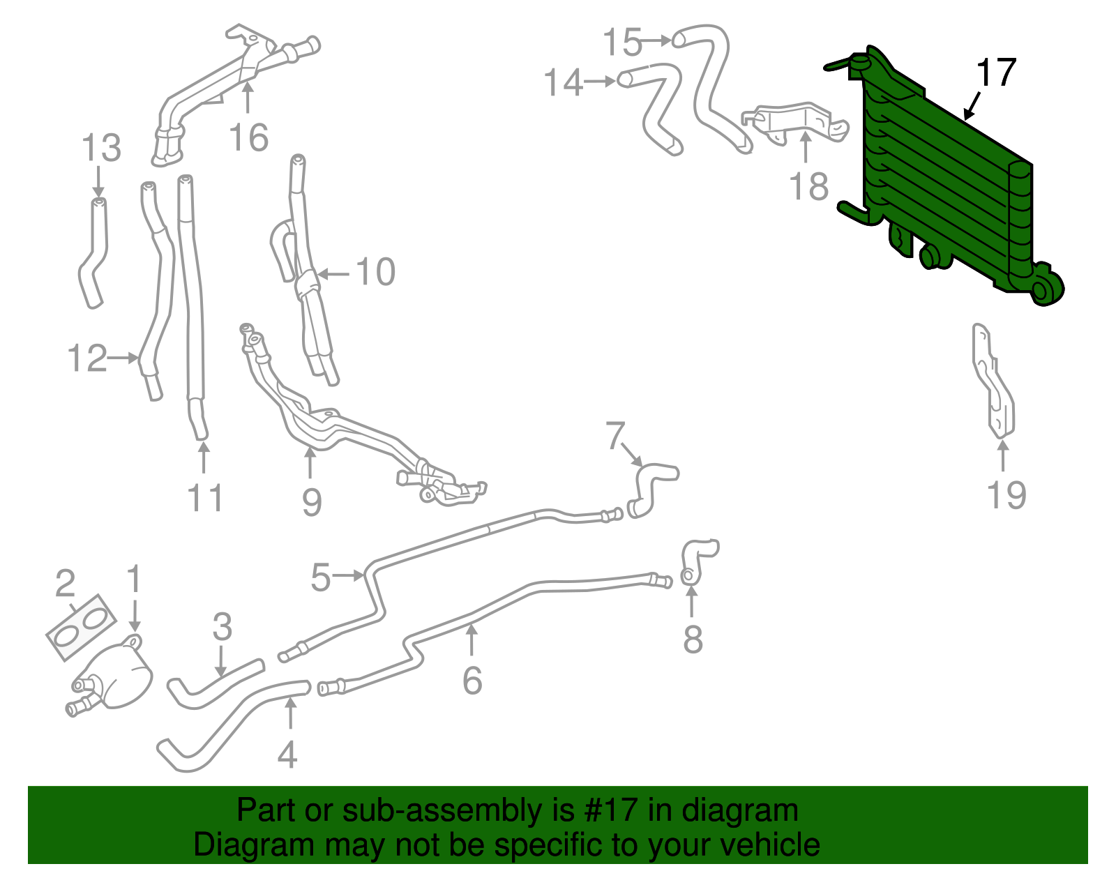 32910-60171 - Auxiliary Cooler 2014-2023 Lexus GX460 | Longo Lexus Parts
