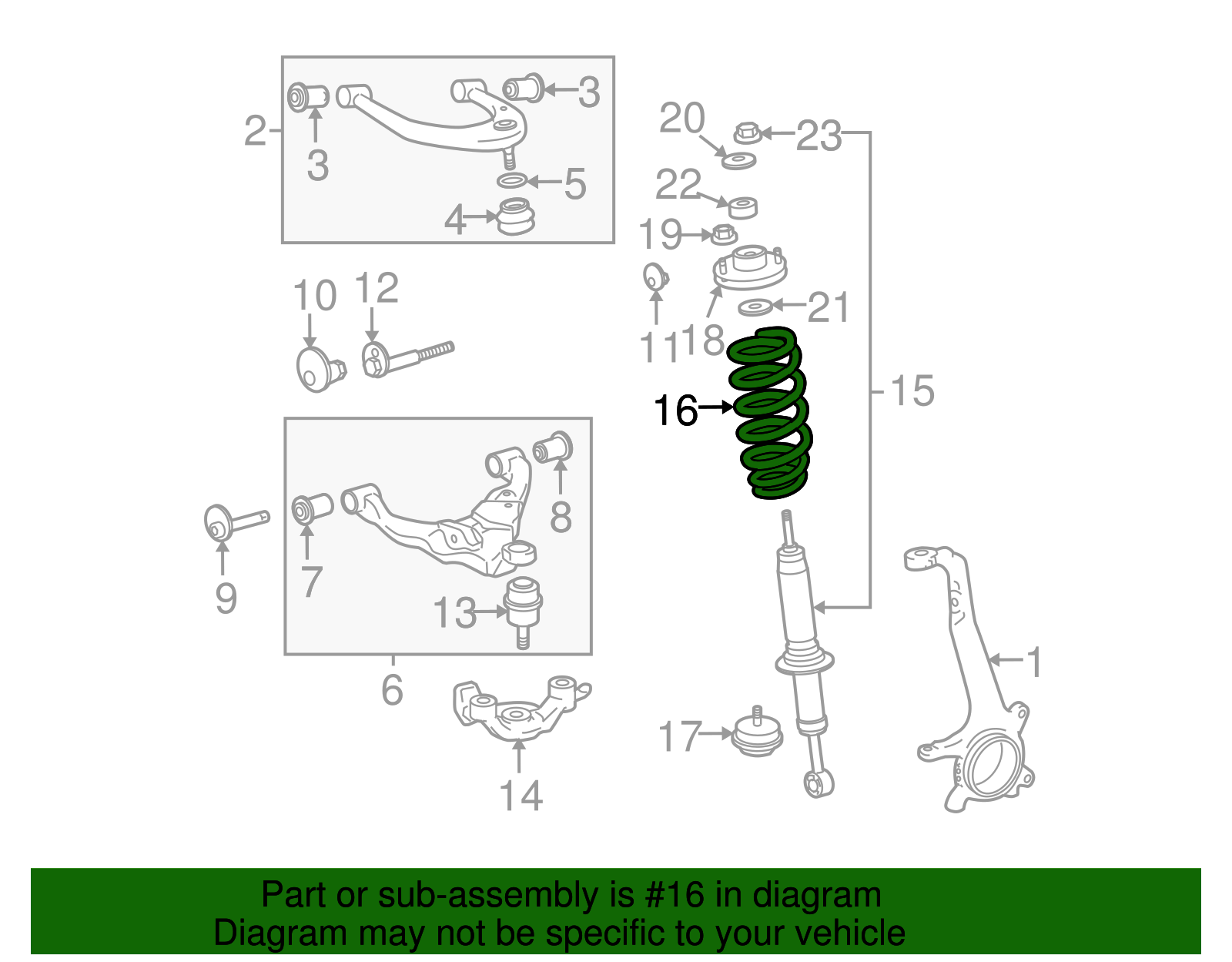 48131-04710 - Toyota Coil Spring 2012-2015 Toyota Tacoma | Performance ...