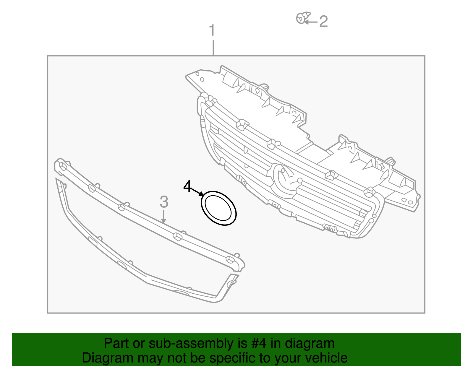 2002-2006 Mazda Ornament LD47-51-731 | RealMazdaParts.com