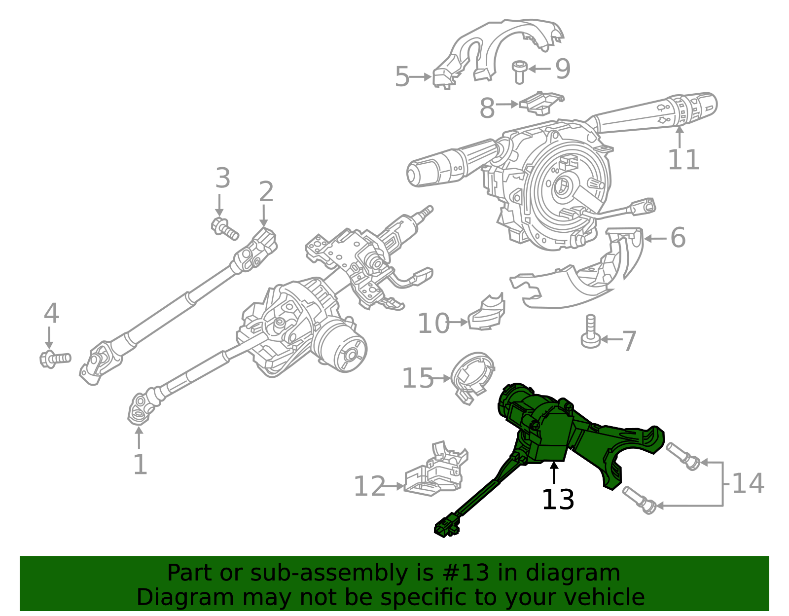 2015-2022 Mopar Ignition Switch 68539347AA | Mopar Parts Canada