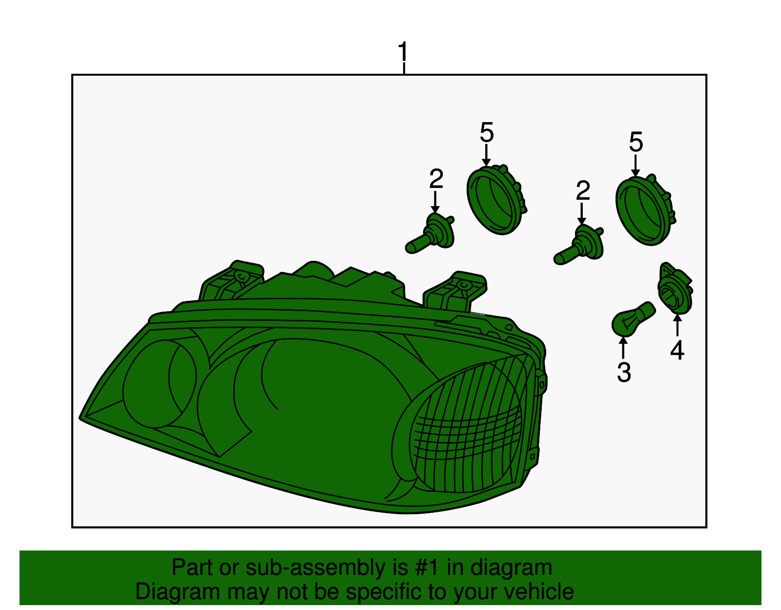 92101-3C050 - Composite Assembly 2001-2002 Kia Optima | Kia.Parts Store