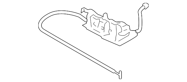 2004-2009 Nissan 350Z Convertible Top Stowage Compartment Latch 97090 ...