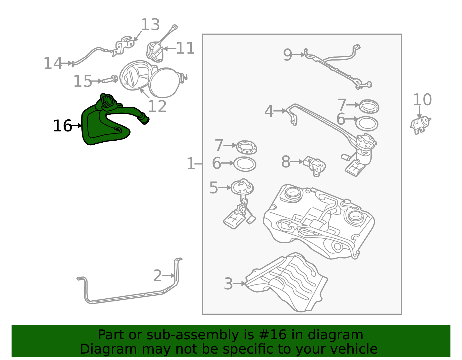 2002-2008 Jaguar X-Type | Fuel Tank Filler Neck | C2S38637 | OEM ...