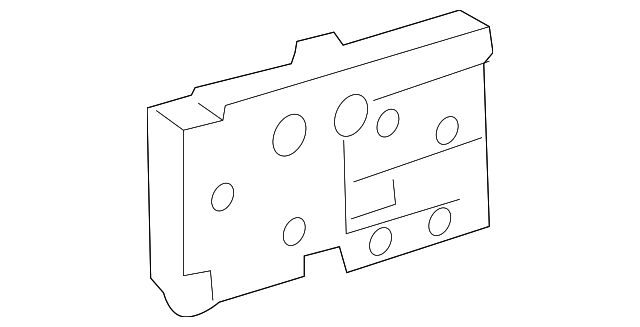 Genuine Toyota Rail Extension part# 57114-02100 for 2009-2010 Toyota ...