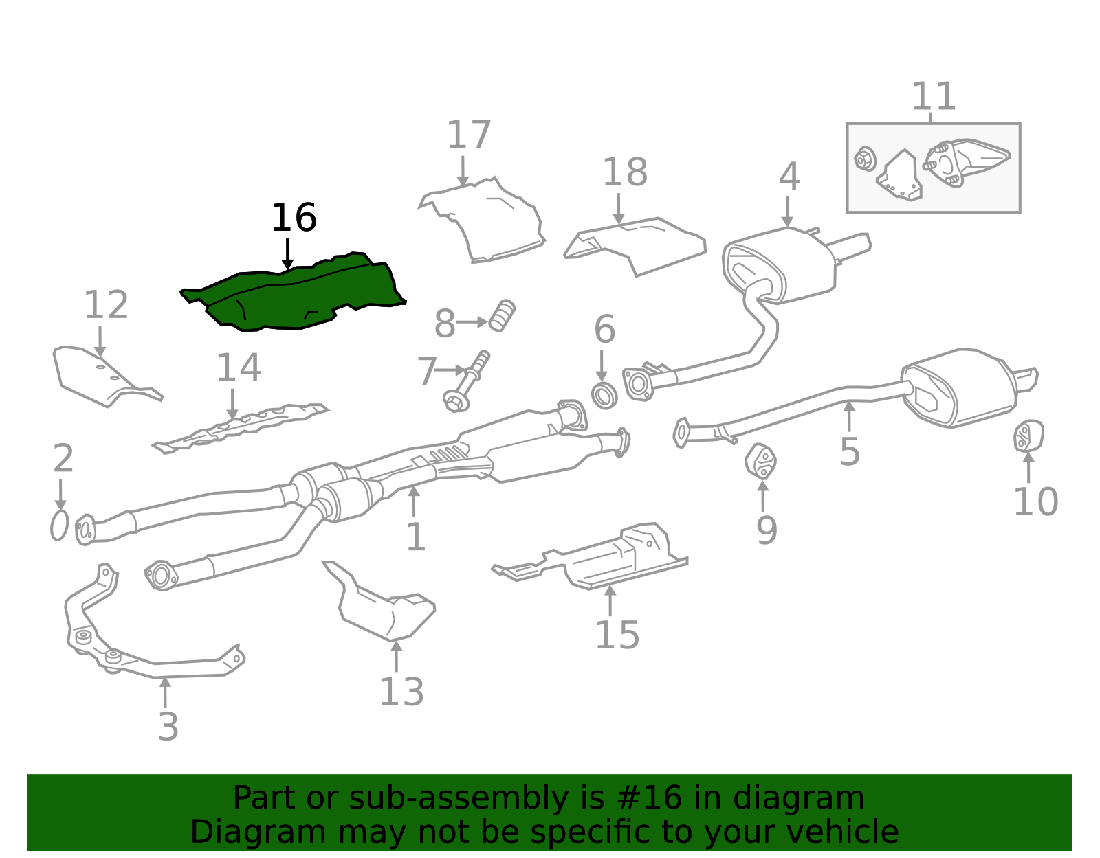 58327-53030 - High-Quality Heat Shield for 2014-2025 Lexus | AutoNation ...