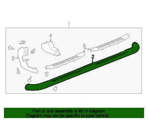 2015-2019 GM Running Board Step 22912943 | OEM Parts Online