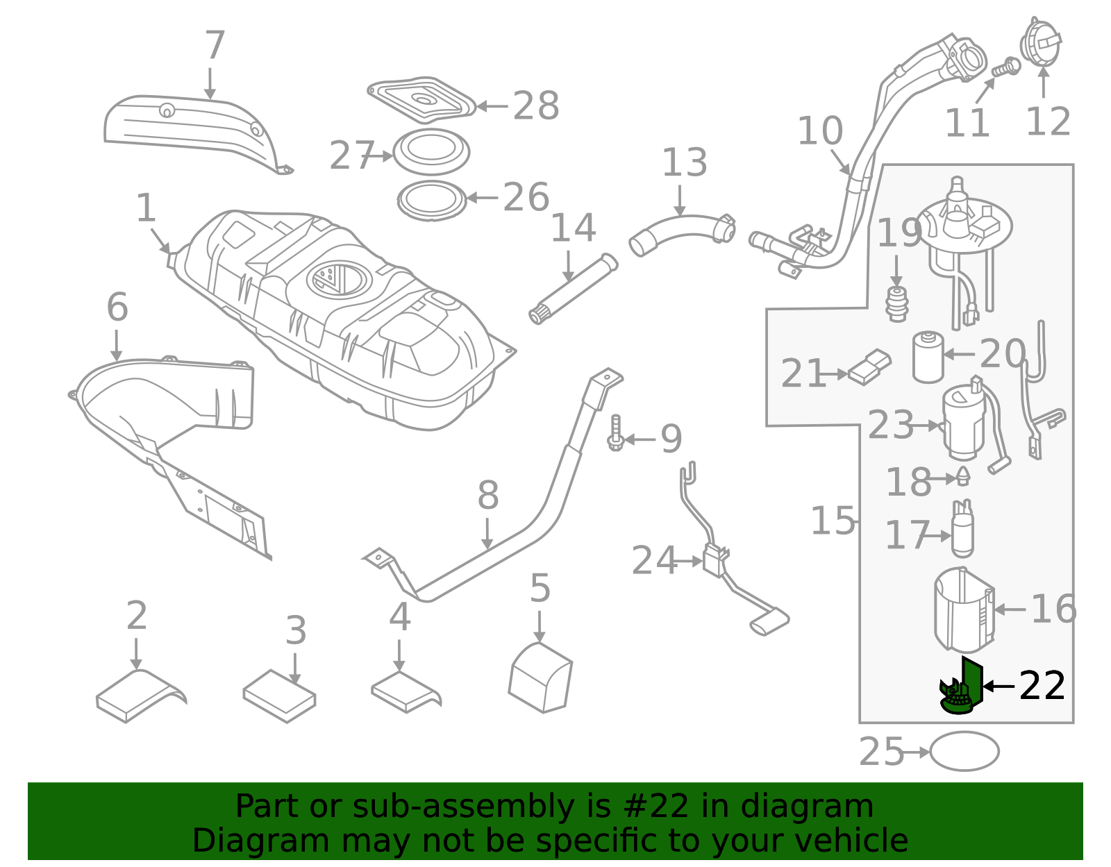 31090-B2000 - Fuel Pump Strainer 2020-2025 Kia Soul | Kia.Parts Store