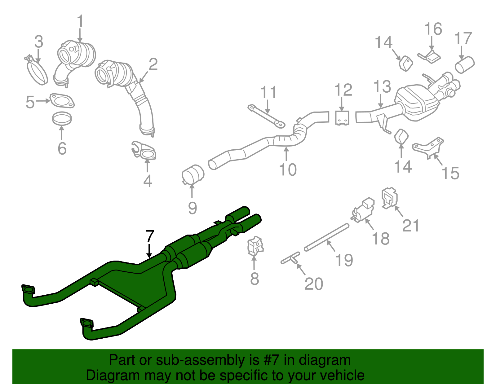 Genuine BMW 18-30-7-848-827 | Front Muffler | FREE Shipping on Most ...