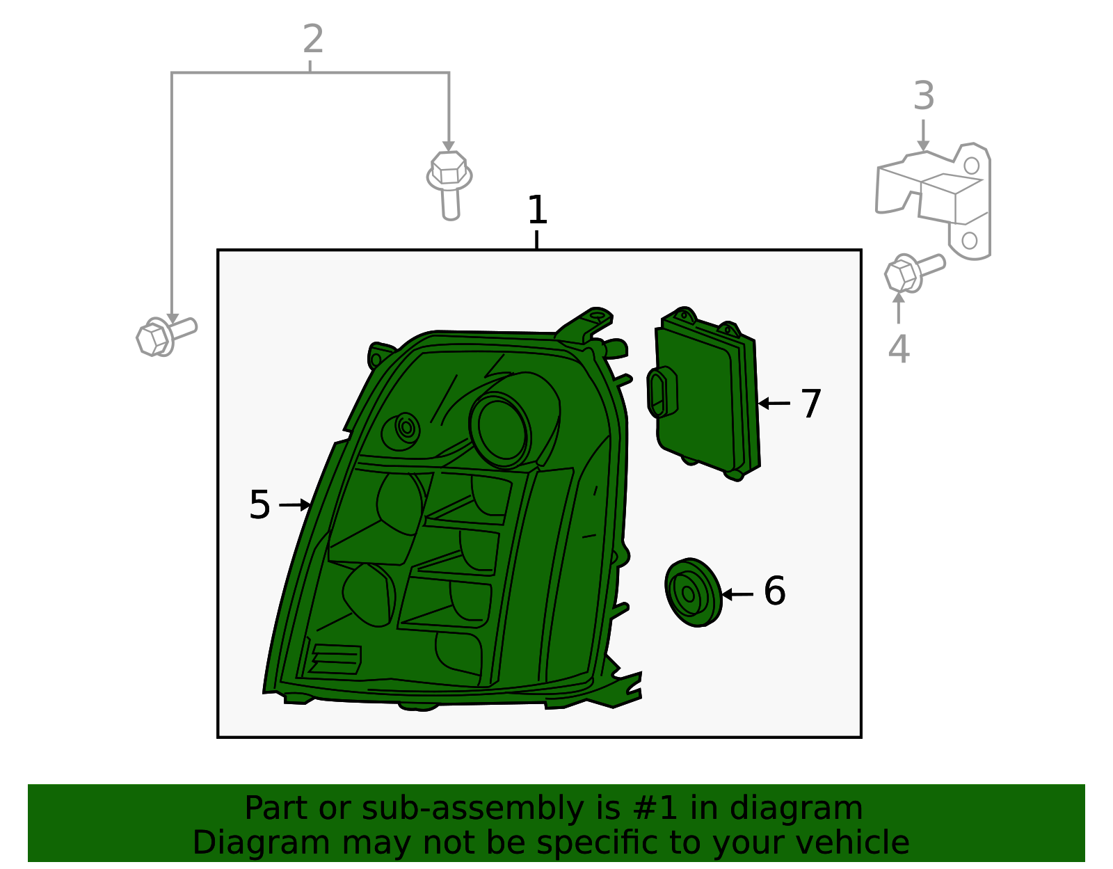 19540408 - Headlamp Kit | My GM Part