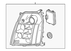 Headlamp Kit 19540408 GM | GMPartsDirect.com