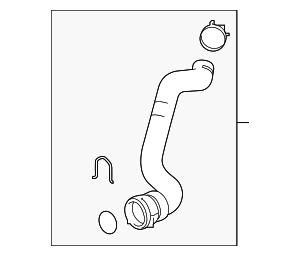 2016-2019 Chevrolet Cruze Radiator Inlet Hose 39063438 | Shop Matick ...