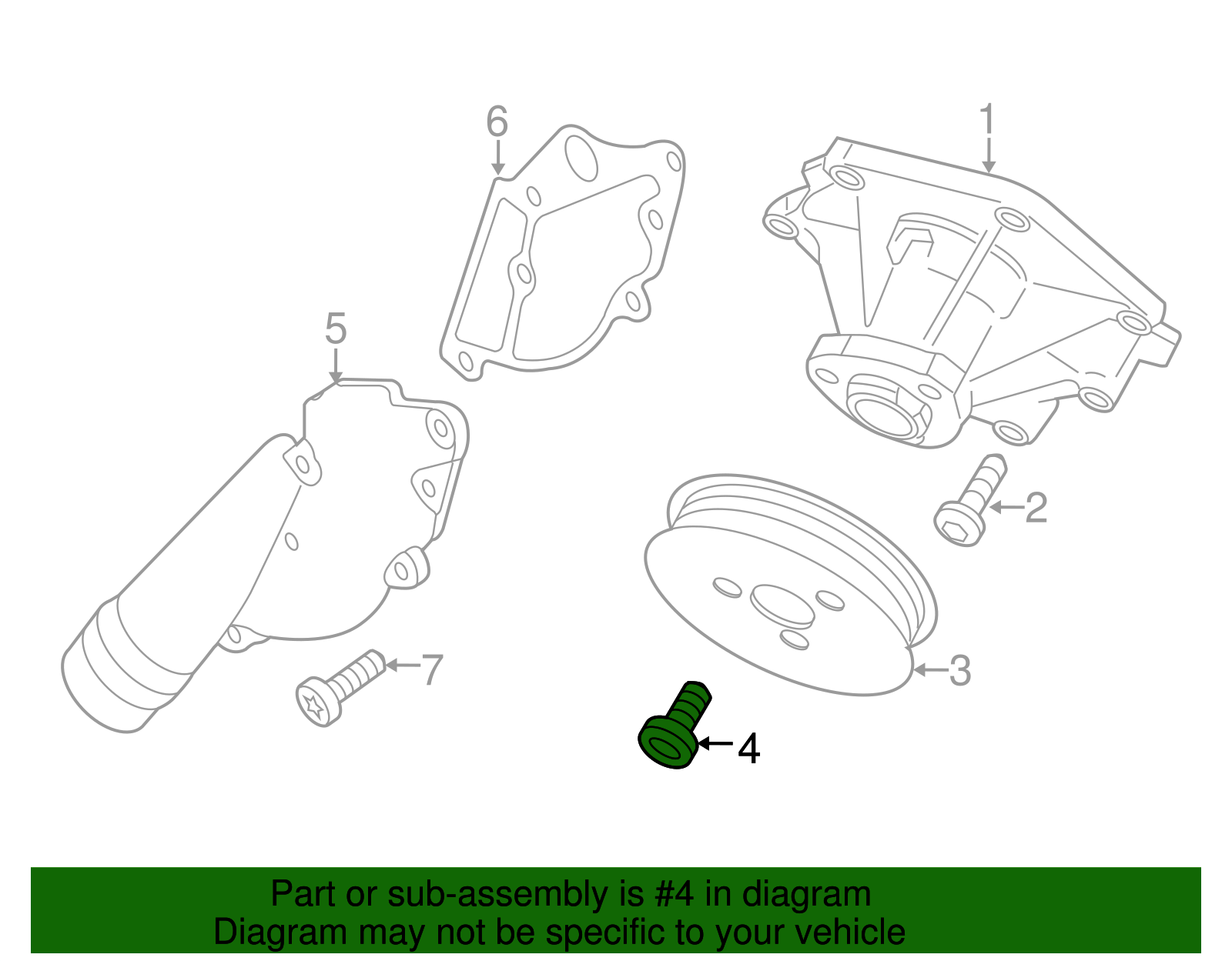 2005-2019 Audi Pulley Bolt N-910-522-01 | OEM Parts Online