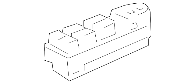 2009-2017 GM Black Single Door Lock Switch with Blue Backlighting ...