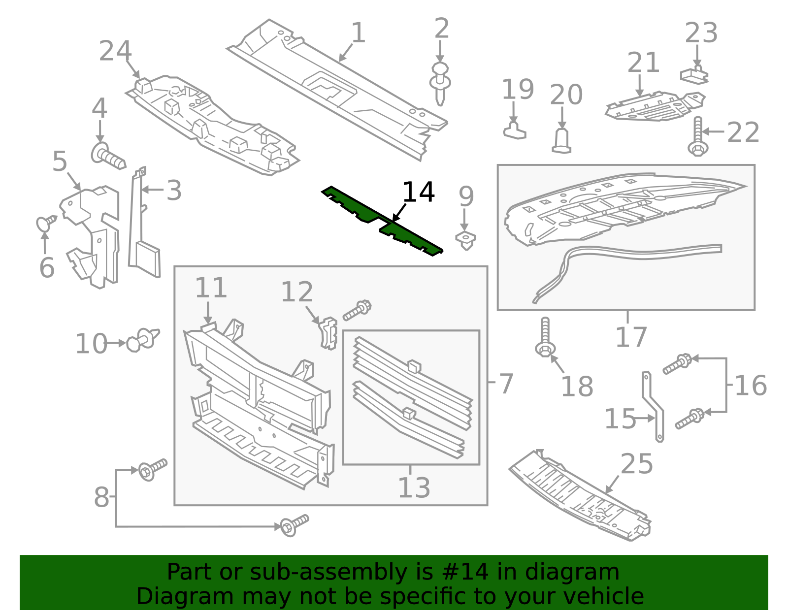 Radiator Air Deflector - OEM Engine Cooling Channel | AutoNation Parts