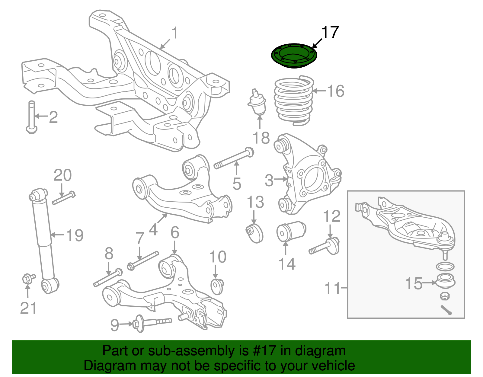 48257-0C011 - Spring Insulator - 2008-2020 Toyota Sequoia | Nucar ...