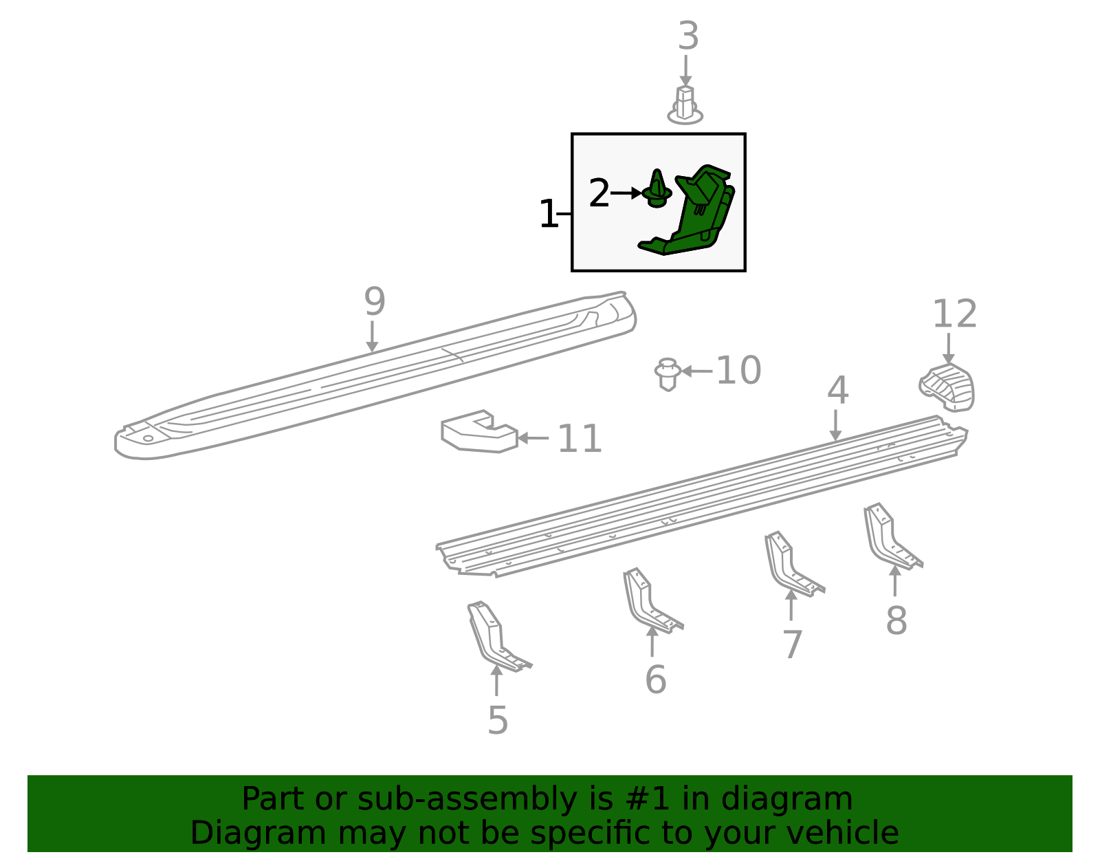 75840-0C010 - Rocker Molding - 2008-2020 Toyota Sequoia | Lithia Toyota ...