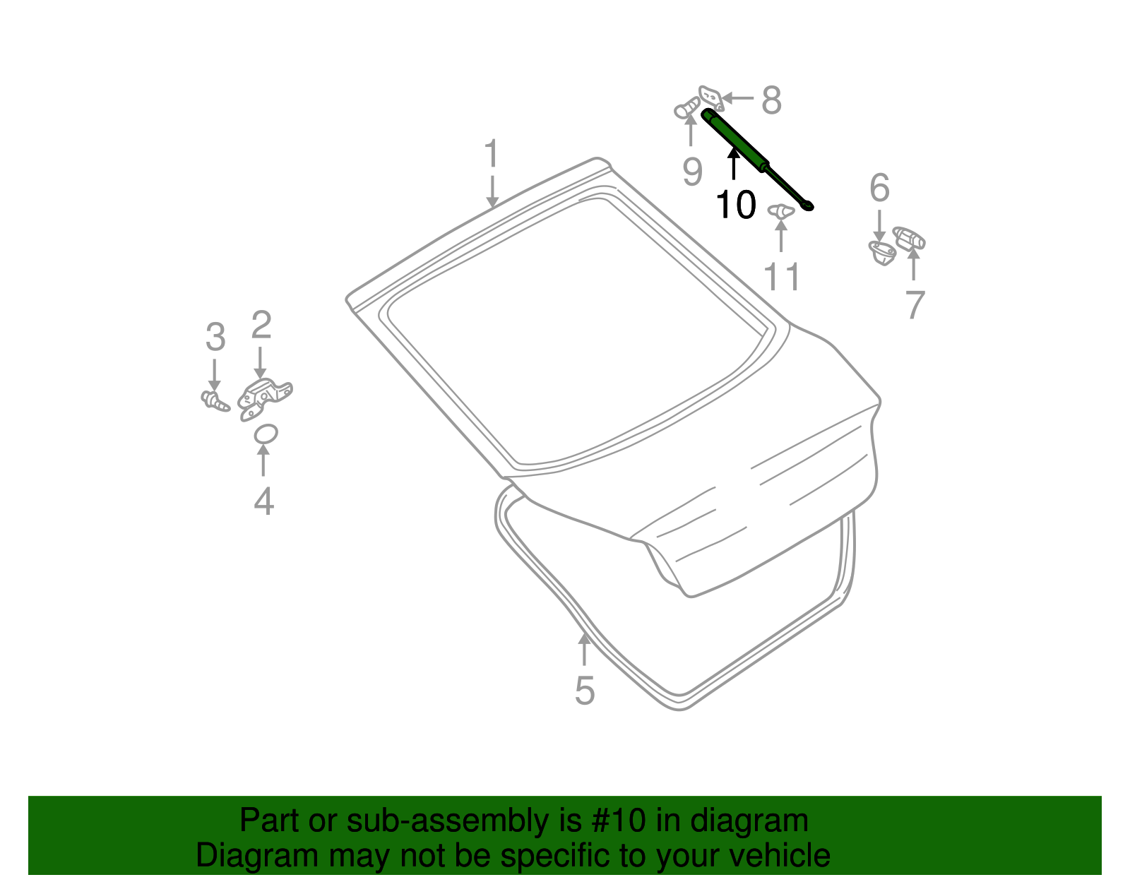 81771-2C000 - Lift Cylinder - 2003 Hyundai Tiburon | World OEM Parts ...