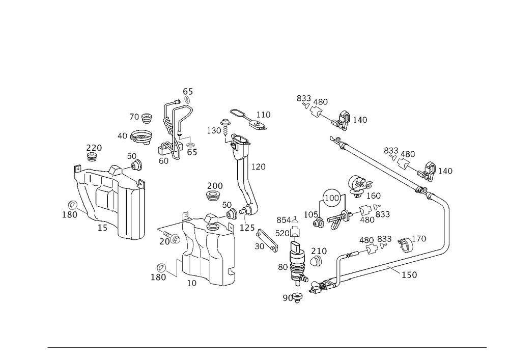 203-860-13-92 - Hose 1960-2009 Mercedes-Benz | Mercedes-Benz USA Parts