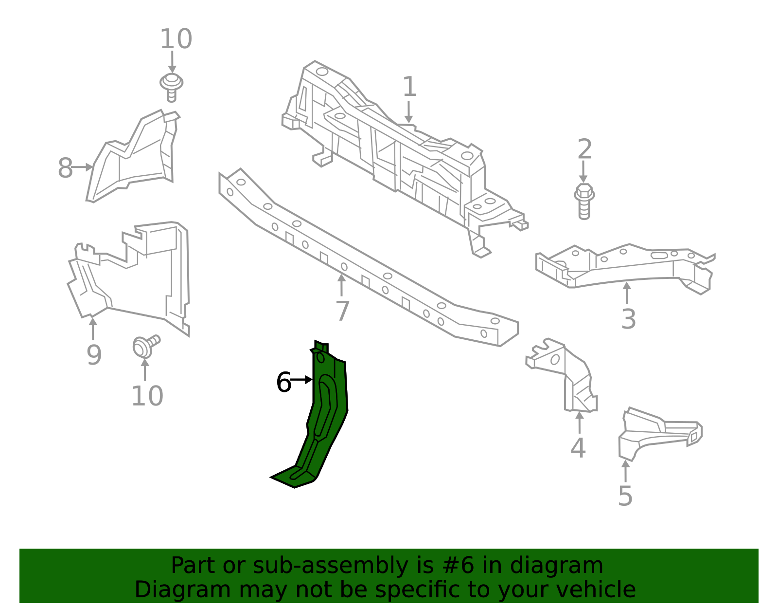19317519 - High-Quality Hood Primary Latch Support for 2015-2018 ...