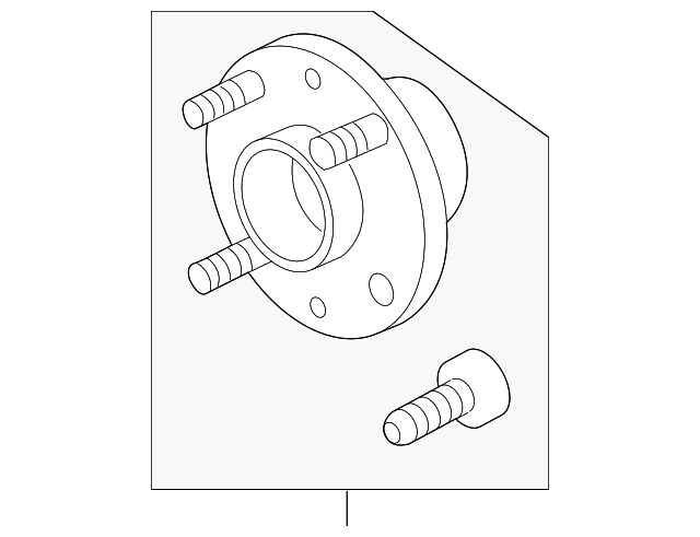 2014-2016 Chevrolet Spark EV Rear Wheel Bearing 13593156 | Capital ...