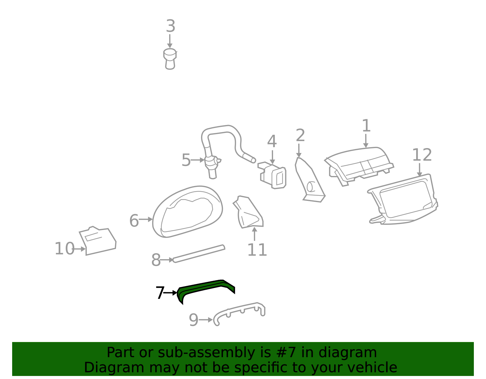 2006-2012 Toyota RAV4 Cluster Trim 55476-42011 | MotorMotor