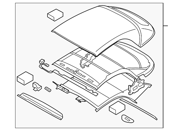 Genuine BMW 54-34-7-180-135 | Convertible Top - Black | FREE Shipping ...