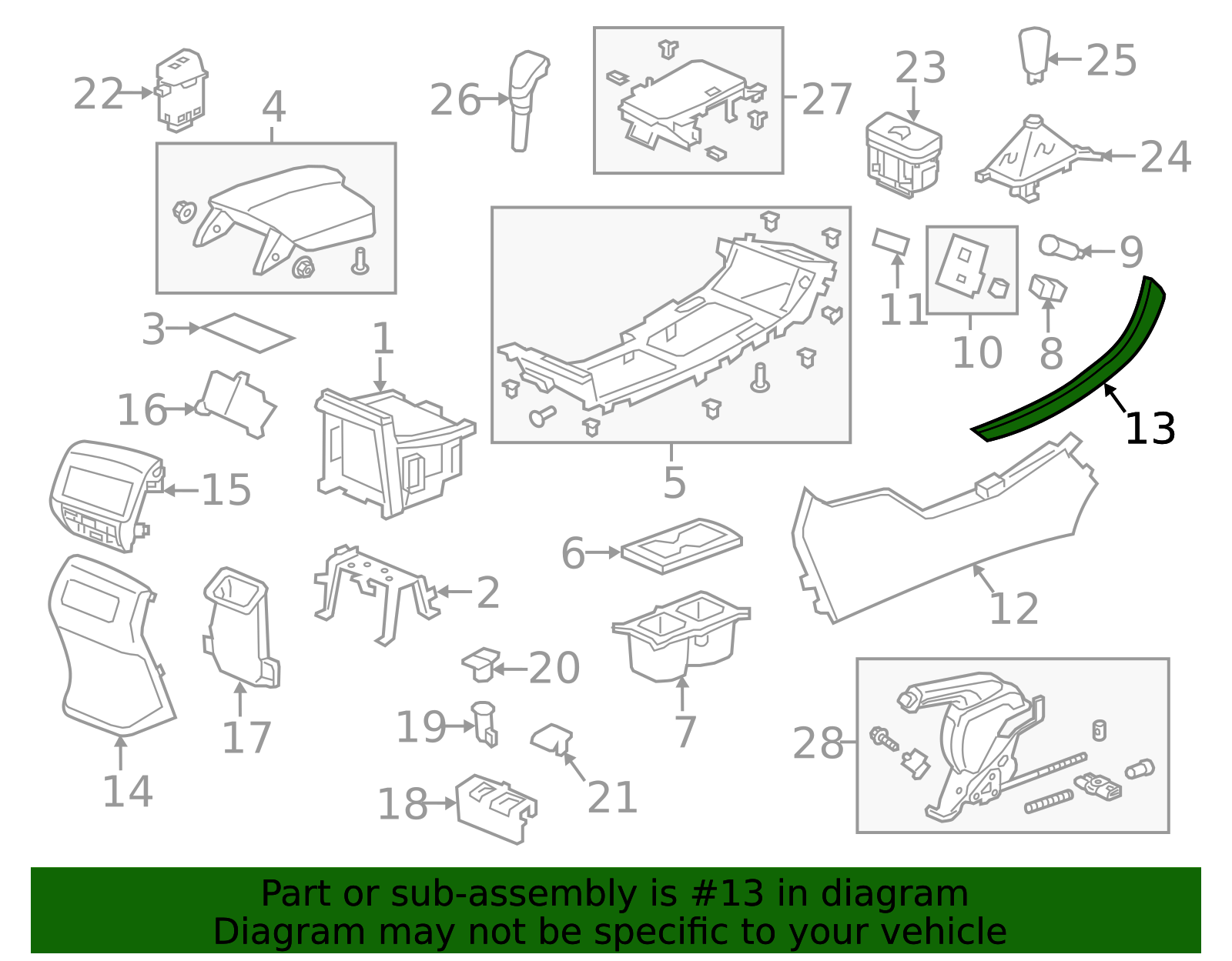 Console Trim Panel - Refresh Your Cabin's Factory Look | AutoNation Parts