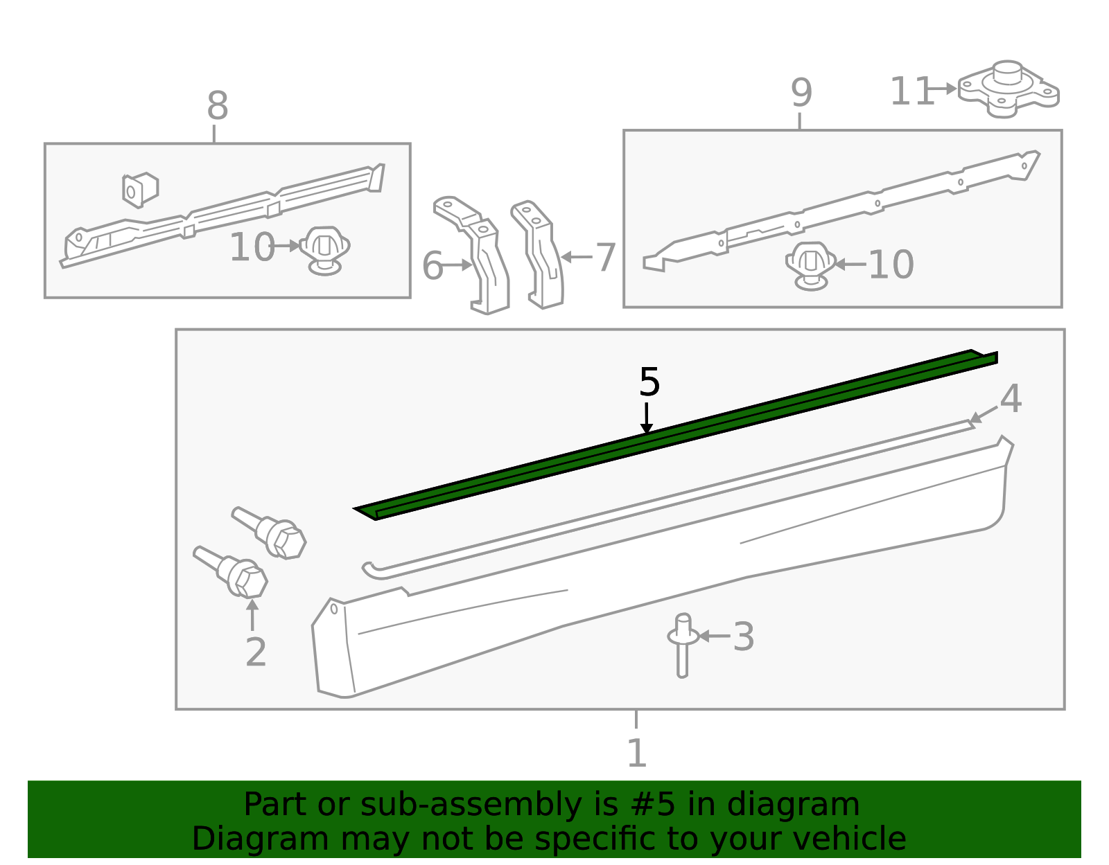 2005-2013 Toyota Tacoma 2005-2013 Toyota Tacoma - Rocker Molding ...