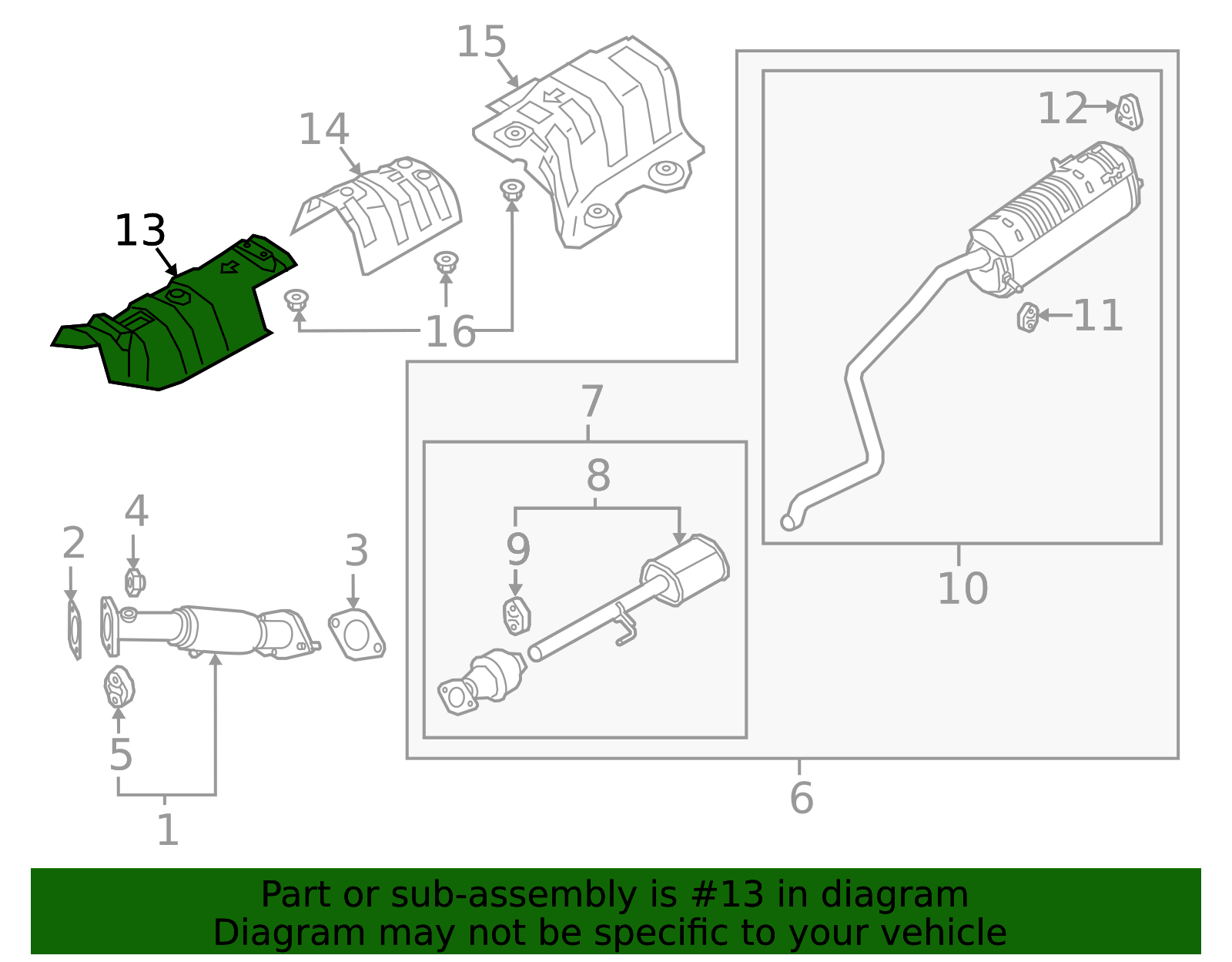 2018-2022 Hyundai Accent Heat Shield 28791-H8100 | MotorMotor