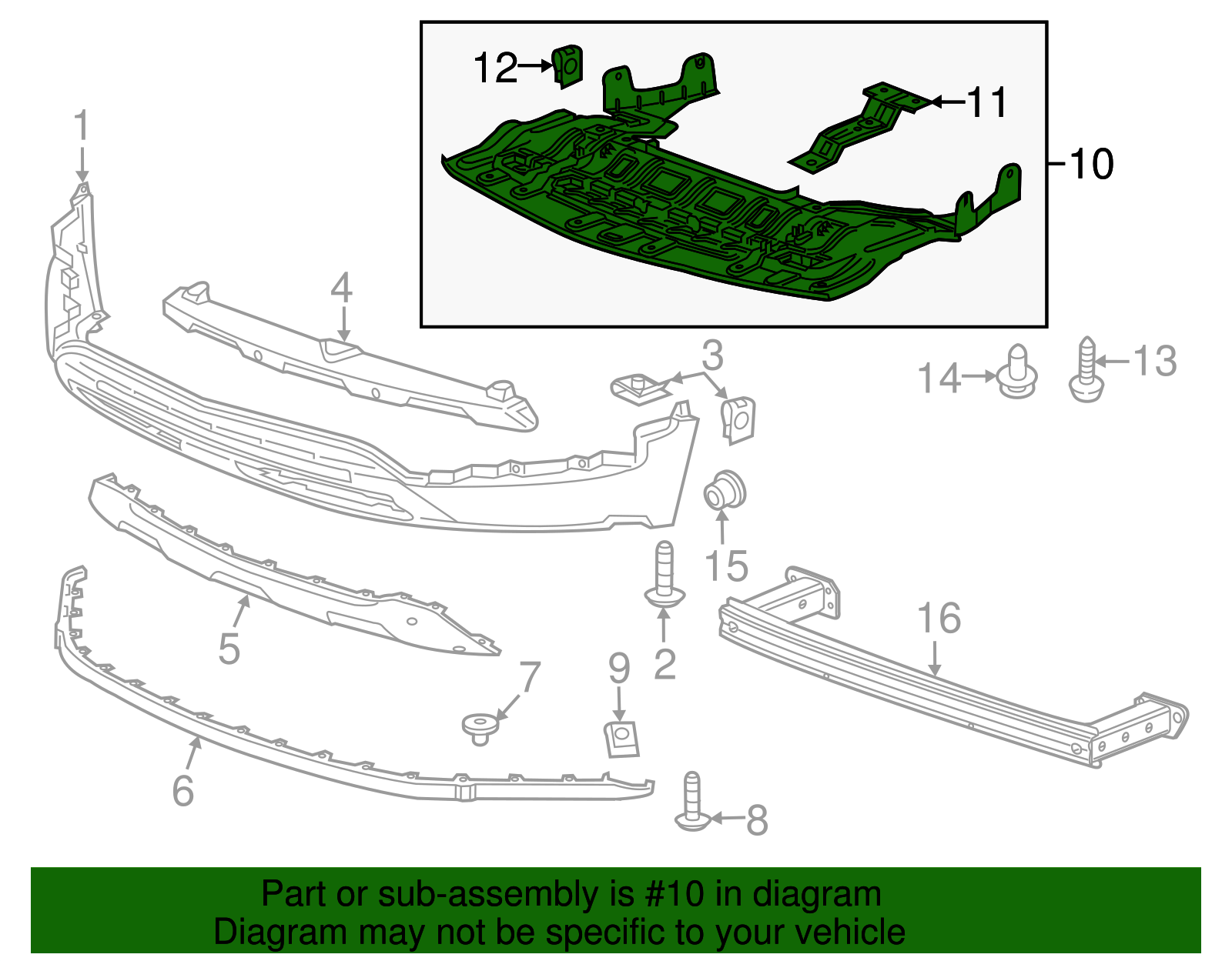 42577002 - Splash Shield 2017-2022 Chevrolet Trax | Londoff Discount Parts