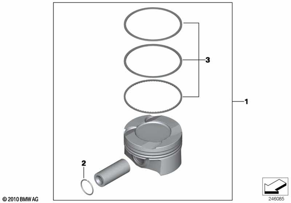 11258606459 - BMW Piston 2010-2019 BMW | Performance Auto Parts