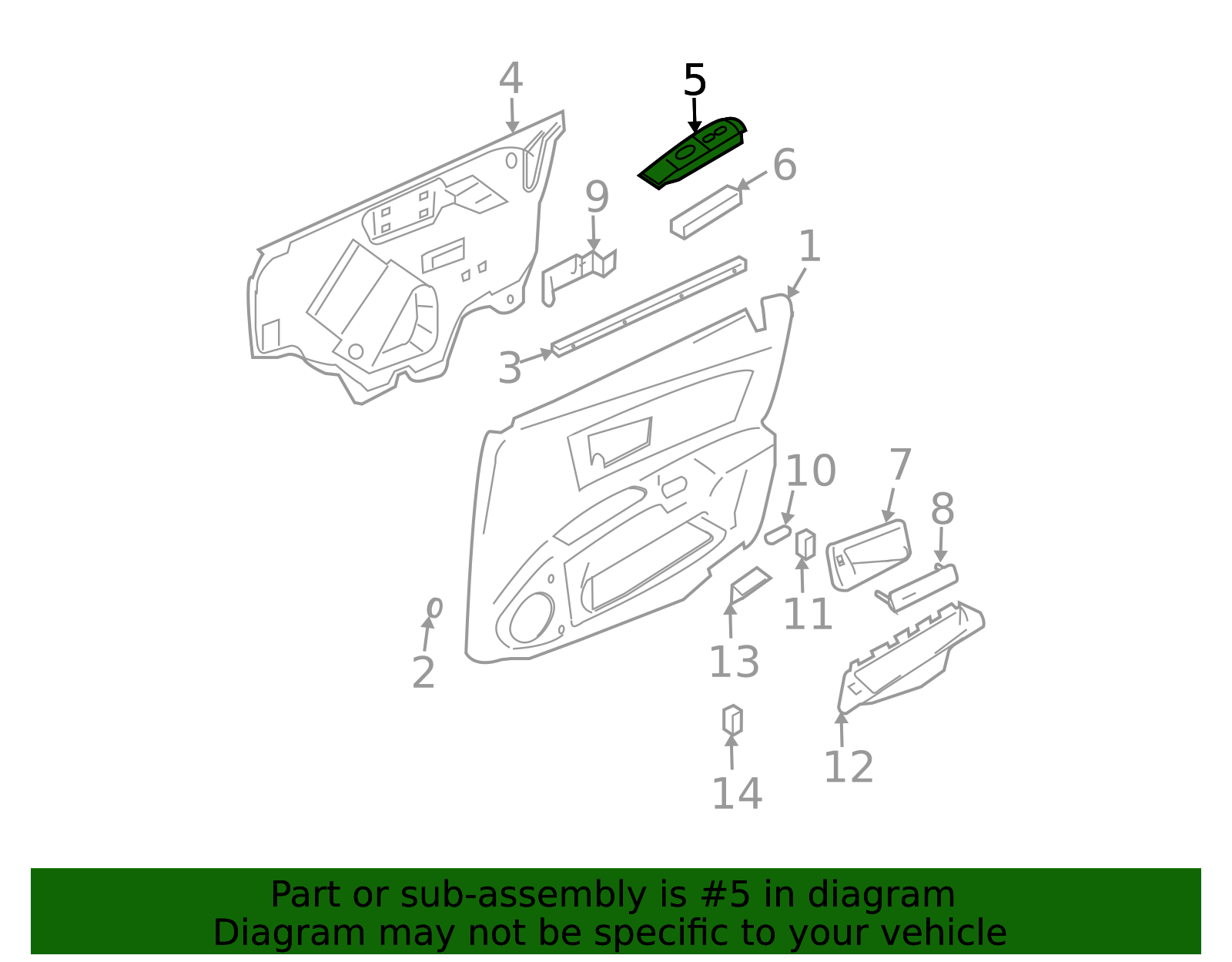 Switch Bezel - Clean Interior Control Finish 19148994 | AutoNation Parts