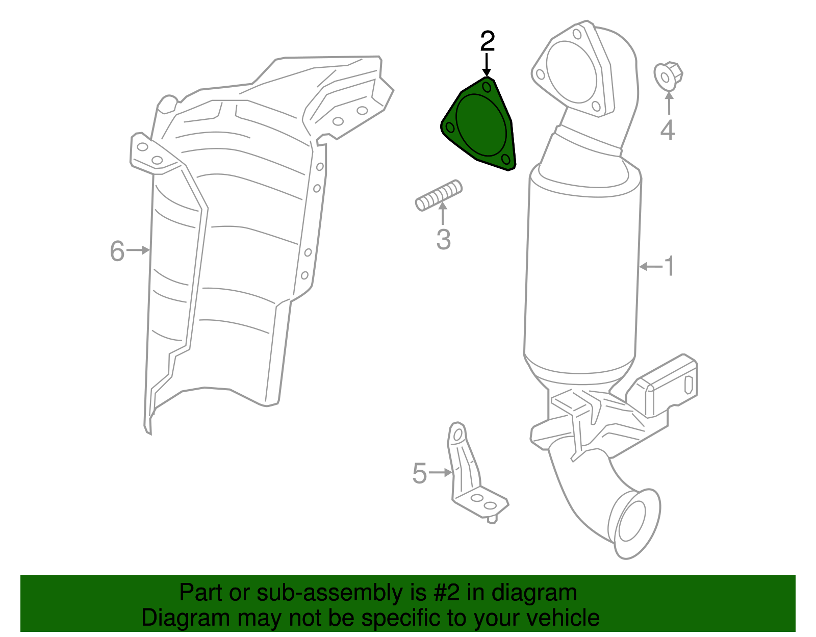 2007-2016 Mini Catalytic Converter Gasket 18-30-7-589-503 | The BMW ...