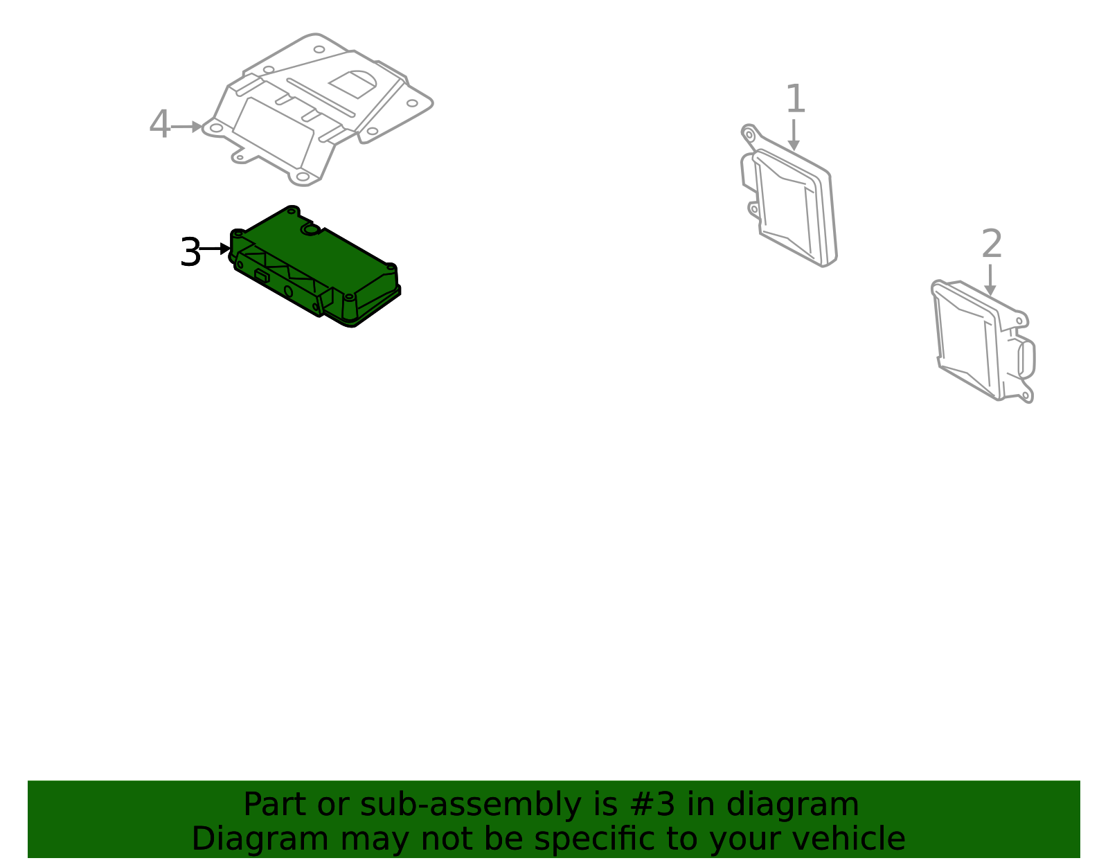 4G0-907-107-E - 2011-2018 Audi - Control Module 2011-2018 Audi ...