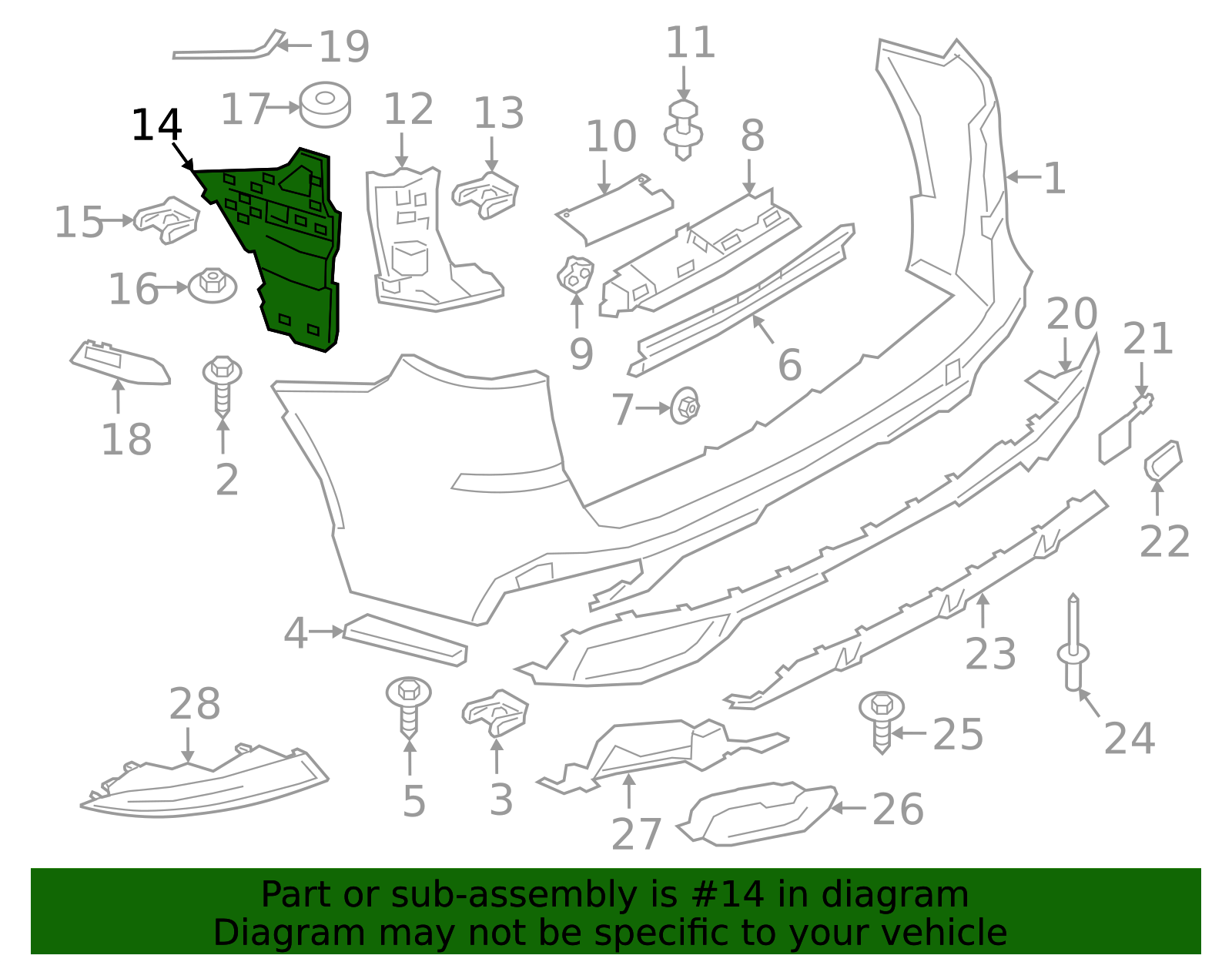 2024-2025 BMW X5 | Outer Bracket | 51-12-8-085-646 | BMW OEM Parts Store
