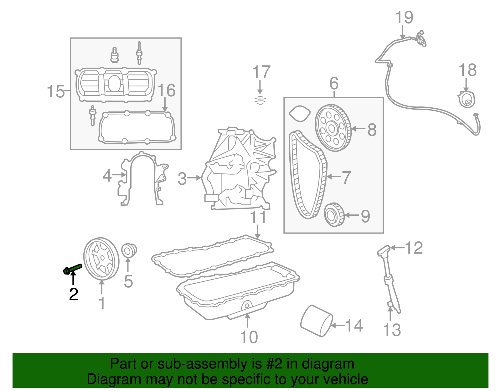 WHT-004-402 - Crankshaft Damper Bolt | Order Euro Parts