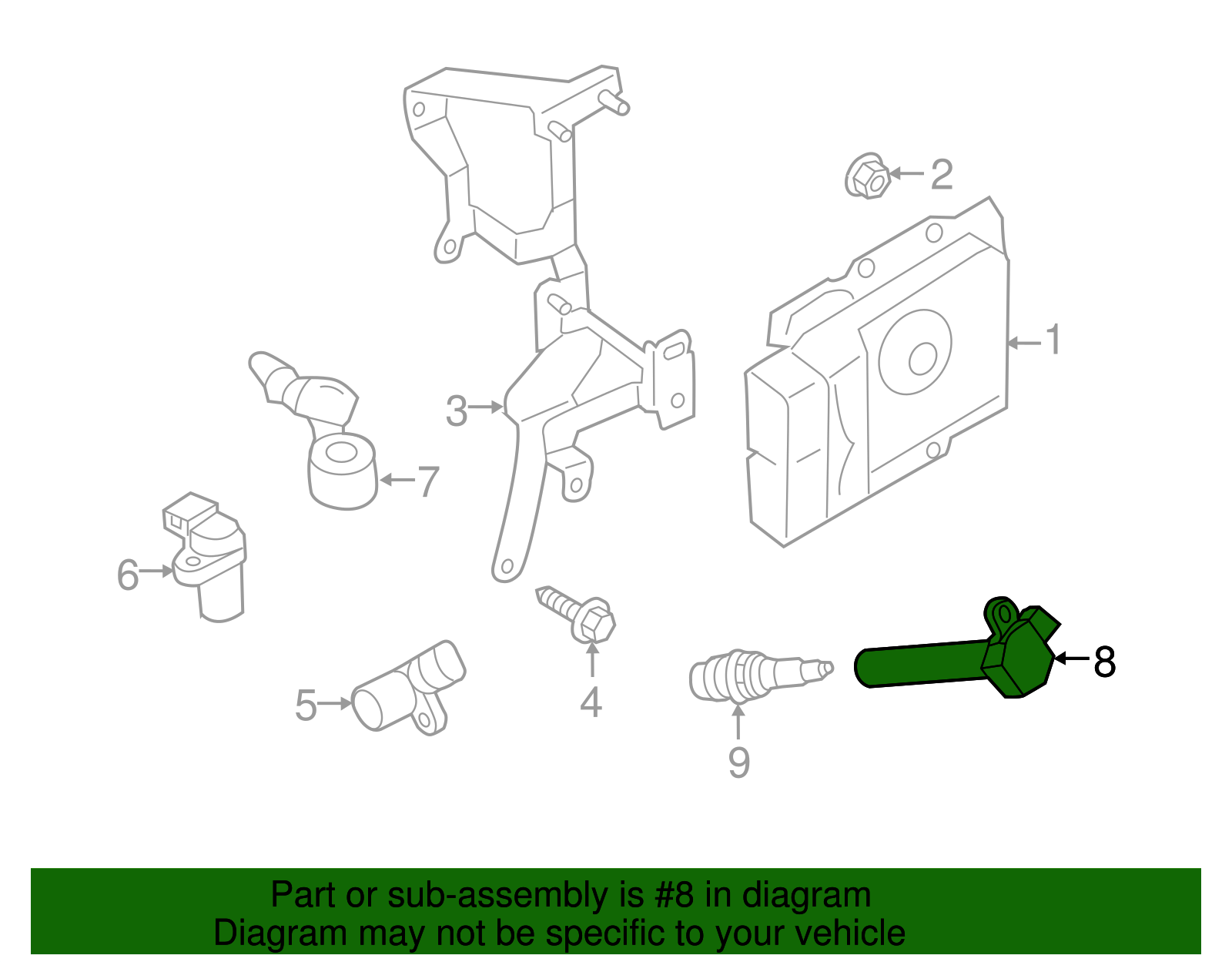 2014-2021 Subaru Ignition Coil 22433AA700 | Subaru Parts For You