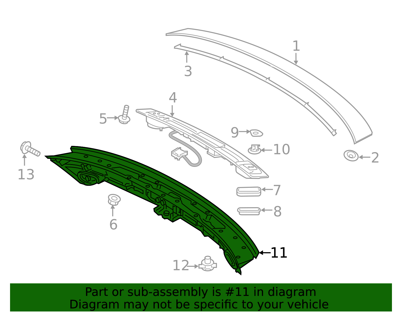 4G8-827-987-A-GRU - Mount Base 2012-2018 Audi | Audi OEM Parts Guy