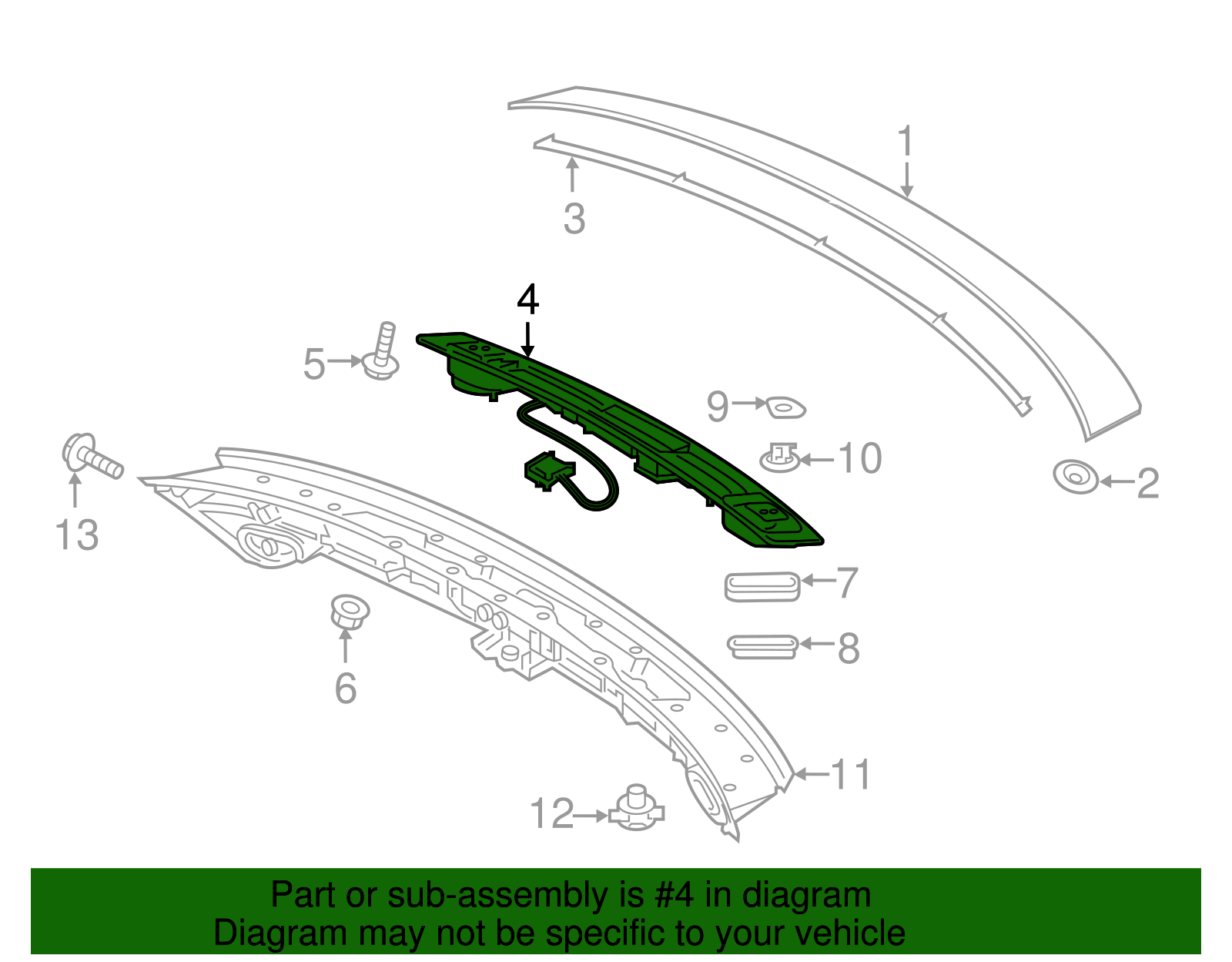 4G8-827-948-G - 2012-2018 Audi - Actuator Assembly 2012-2018 Audi ...